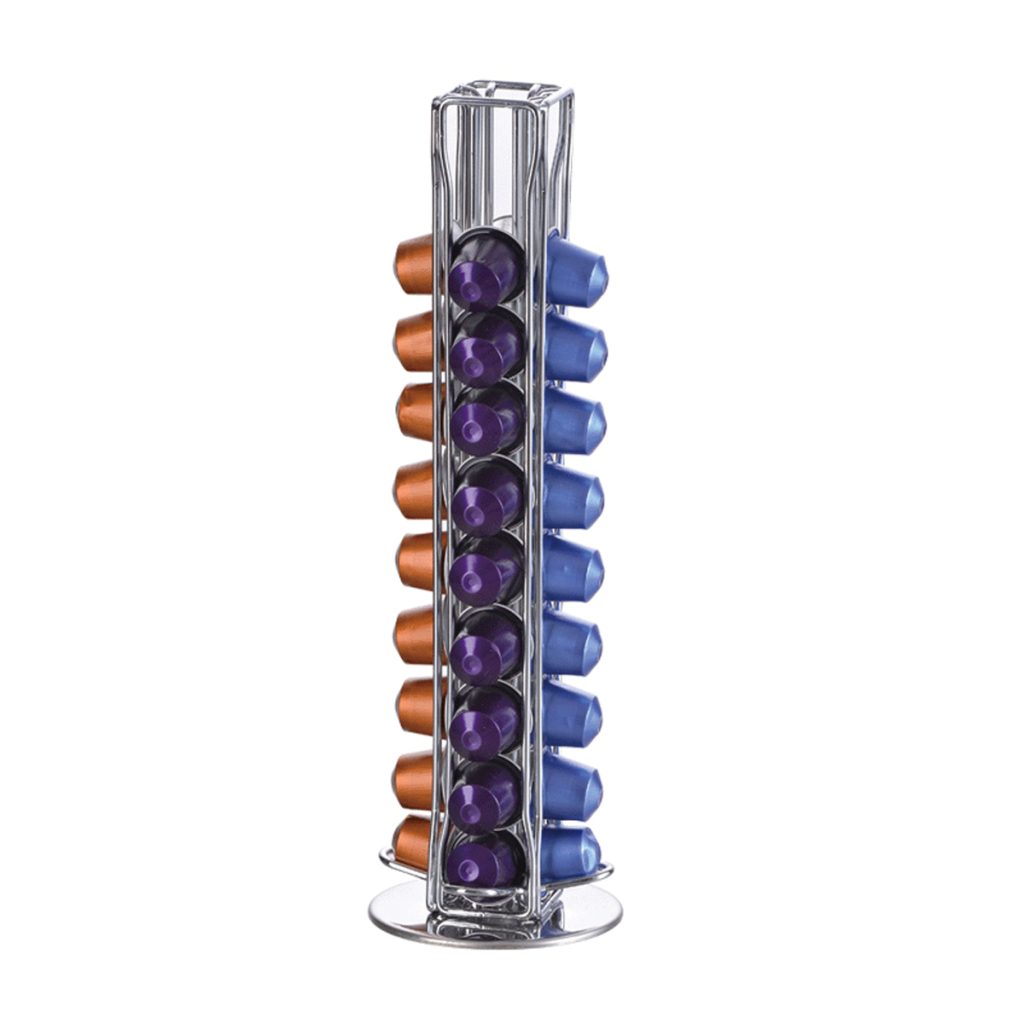 Nespresso Tower Chrome 40 Capsule Coffee Accessories Barbados | West ...