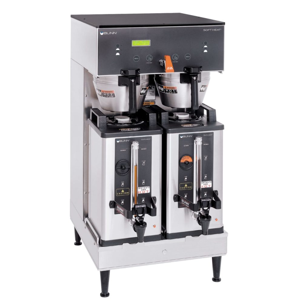 Stainless Steel Dual SH Soft Heat DBC Brewer with Funnel Locks Machines ...