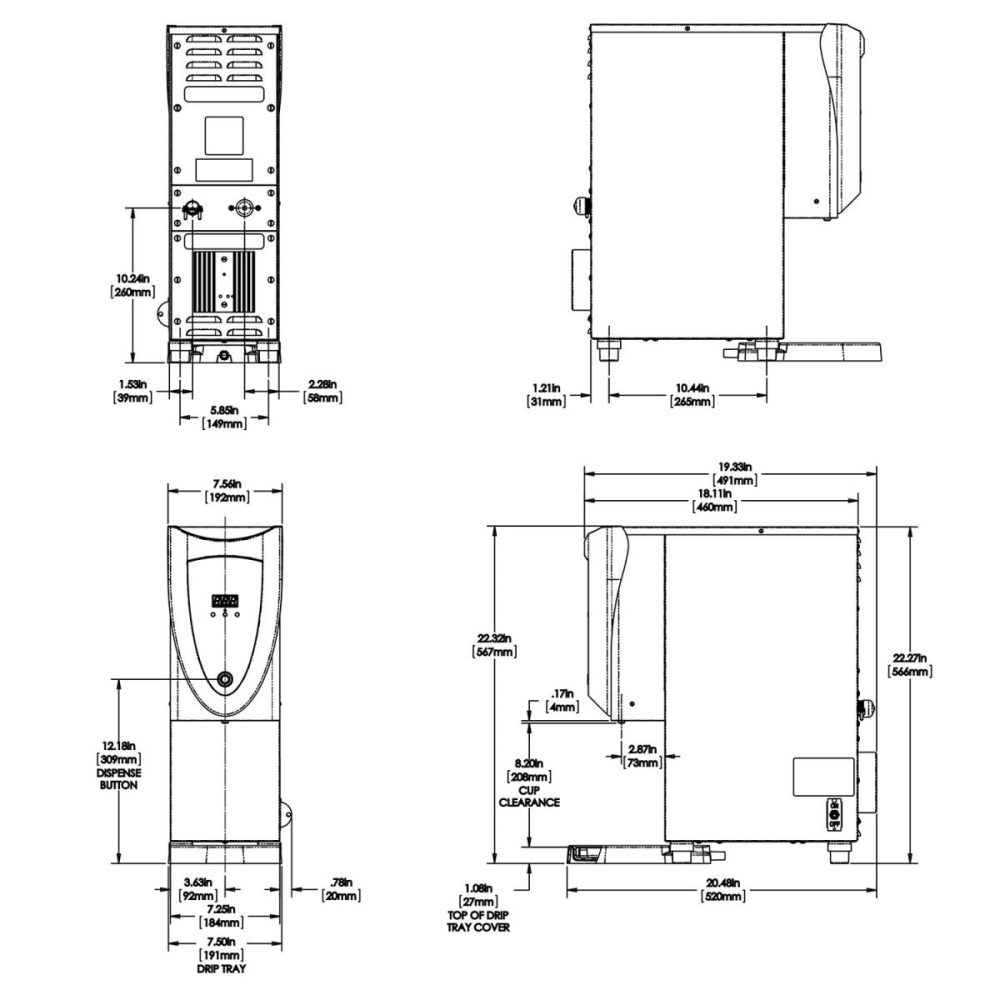 H3X Element Hot Water Dispenser Machines & Equipment Barbados | West ...